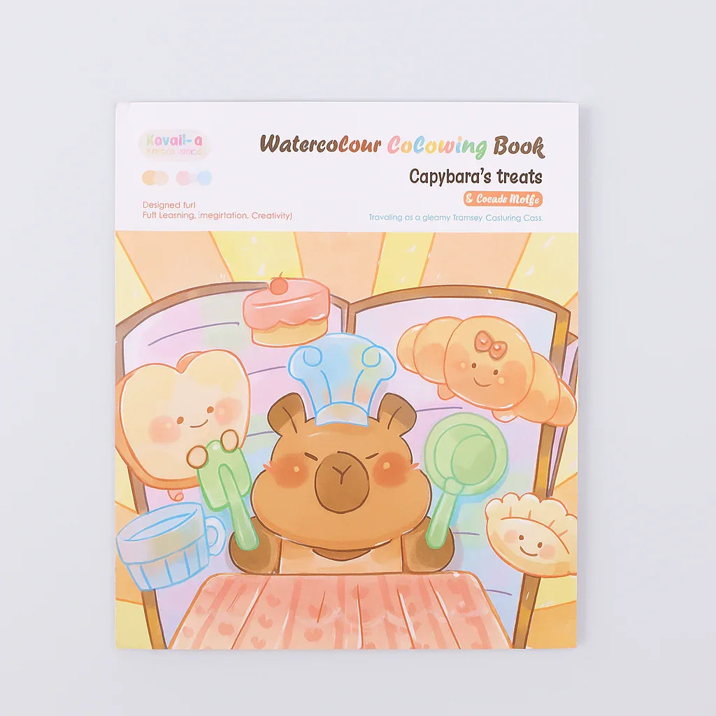 Capybara Coloring Book