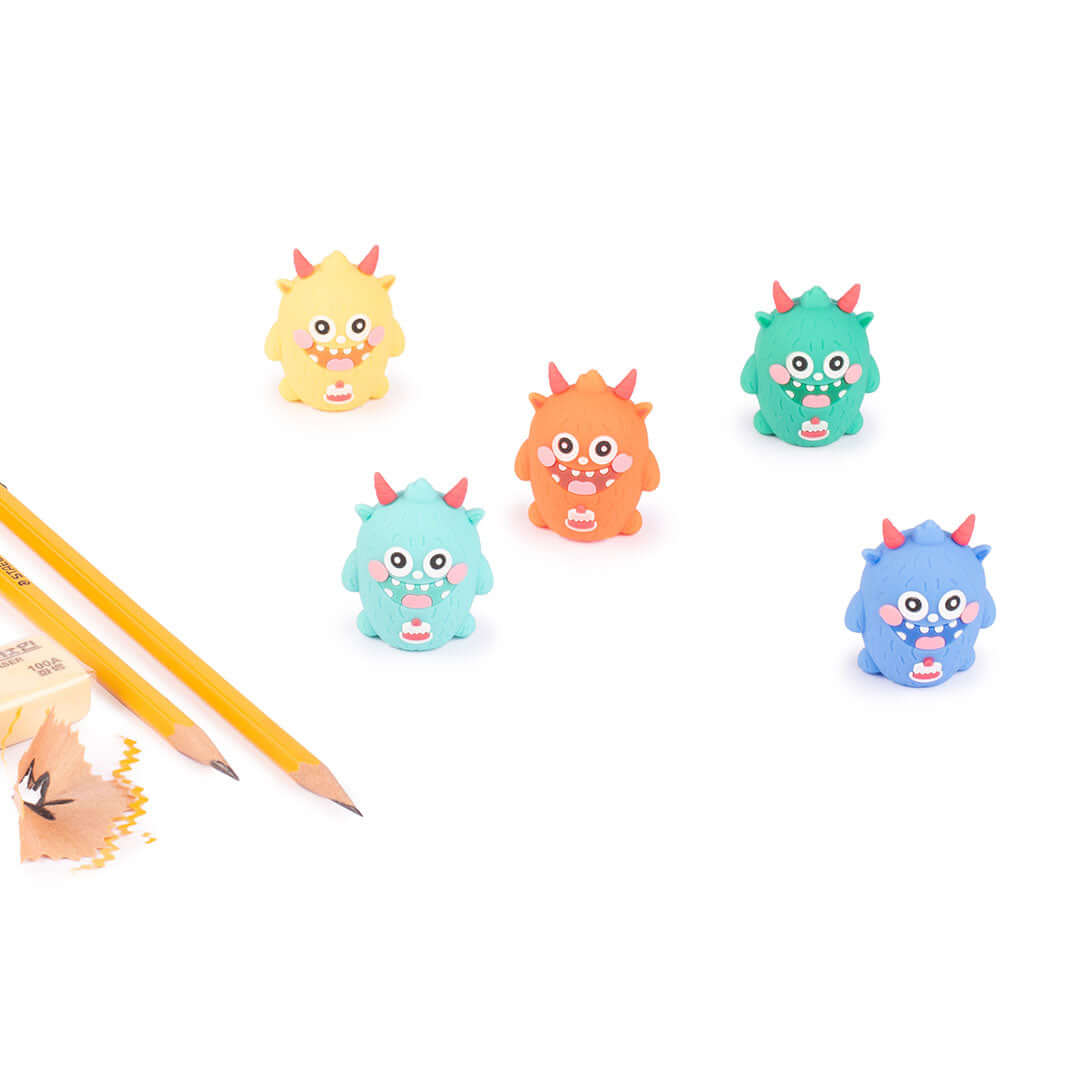 Orange Adorable Monster Pencil Sharpener – Uni Seoul