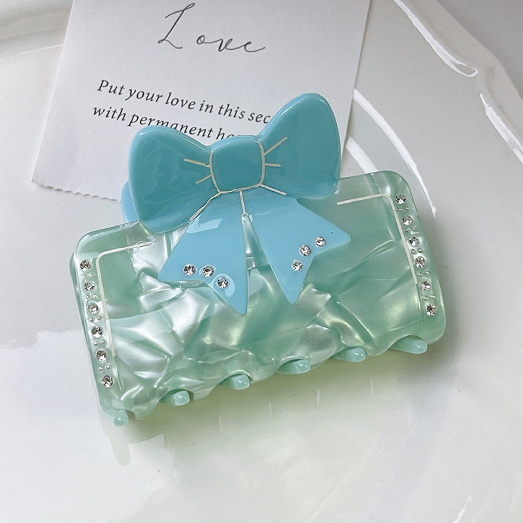 Blue Marble Claw Clip – Uni Seoul